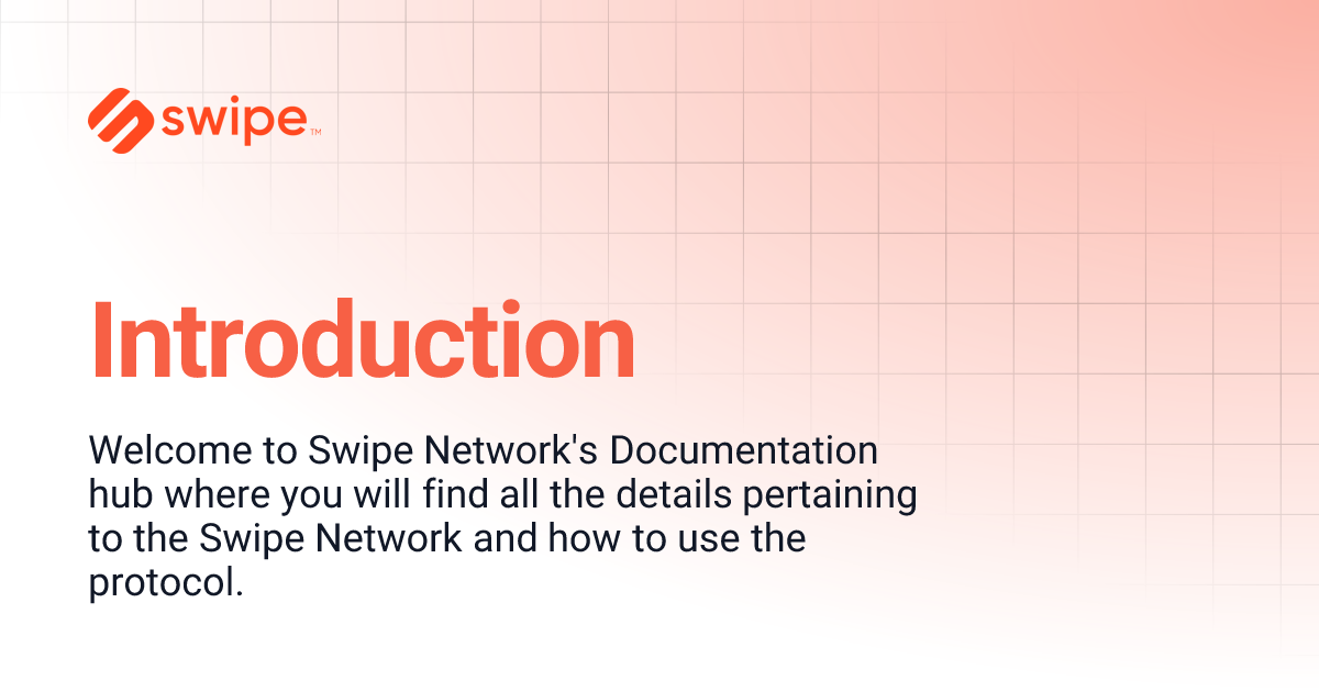 Introduction | Swipe Network | Staking